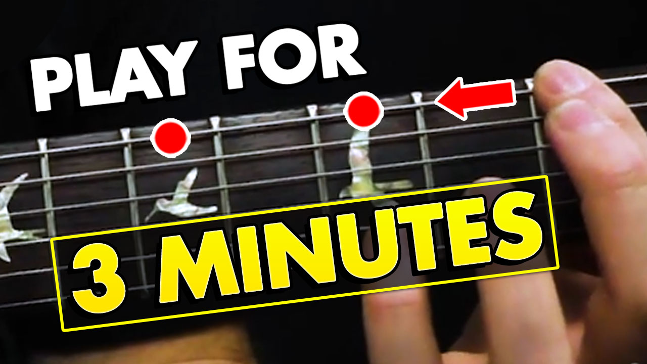 Play This Simple Riff For 3 Minutes - Guitar Mastery Method